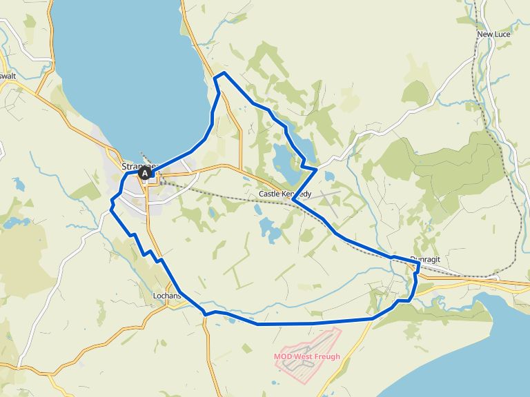 Stranraer i pętla Loch Ryan do Castle Kennedy | kolarstwo szosowe | Komoot